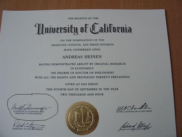 Diploma: Ucsd Diploma